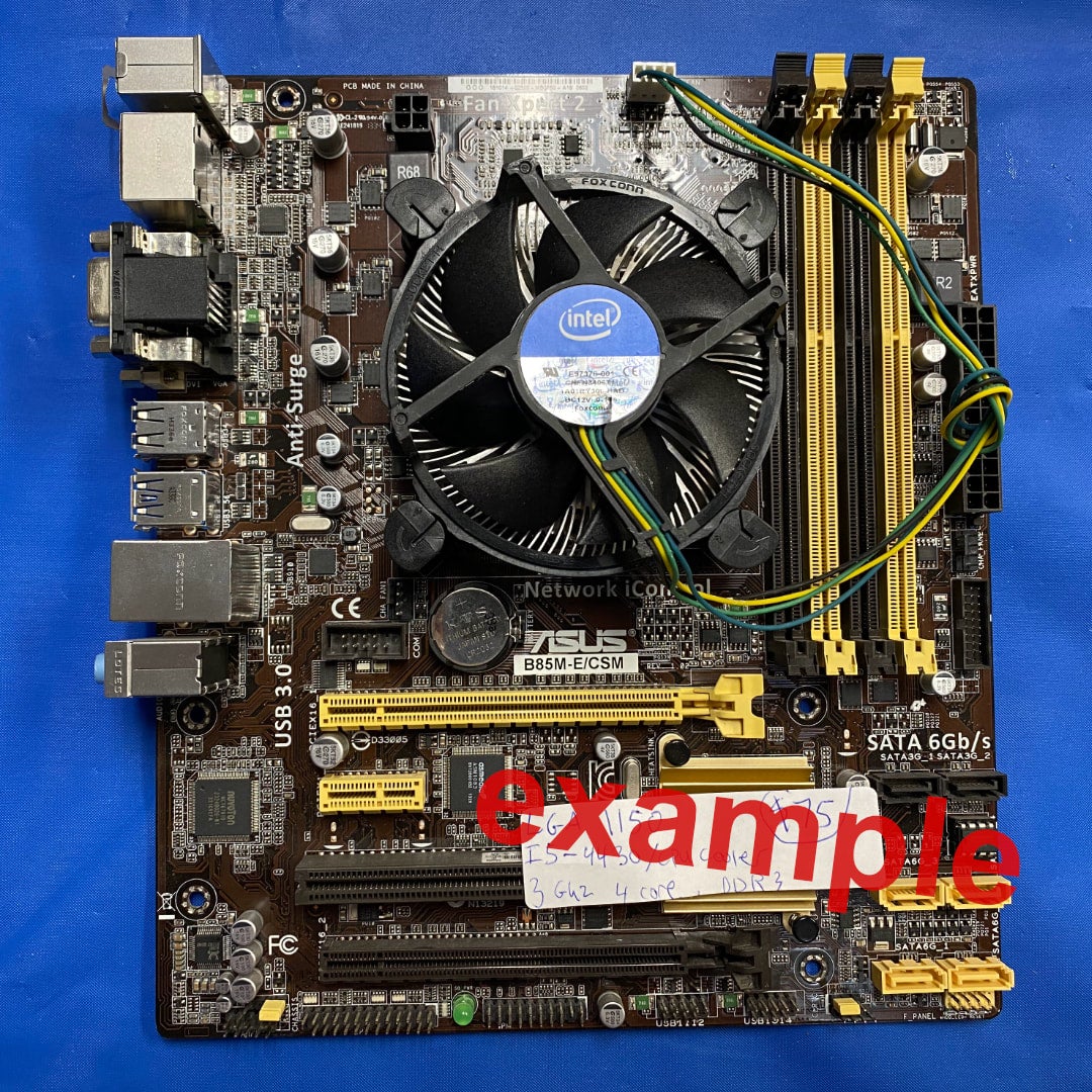 Motherboard Kit (various types and prices) | Shopping with Free Geek of ...